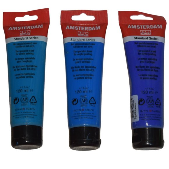AMSTERDAM | Art | Amsterdam Standard Series Acrylic Paint 2 Ml Set Of 3 ...